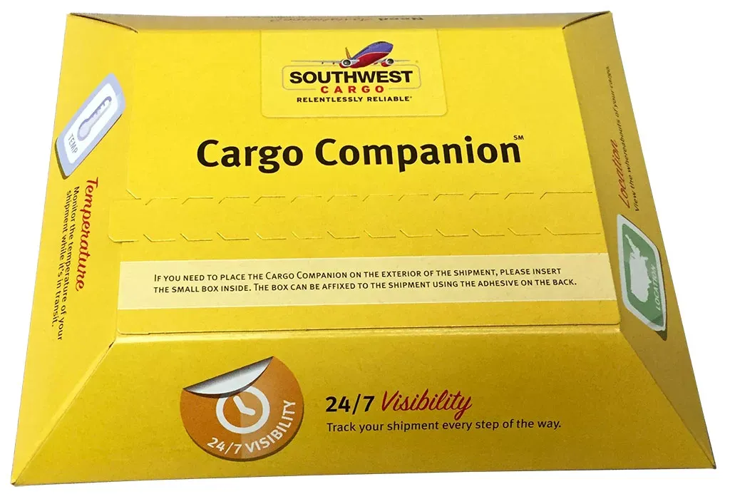Southwest Airlines Cargo Companion Trapezoid Carton