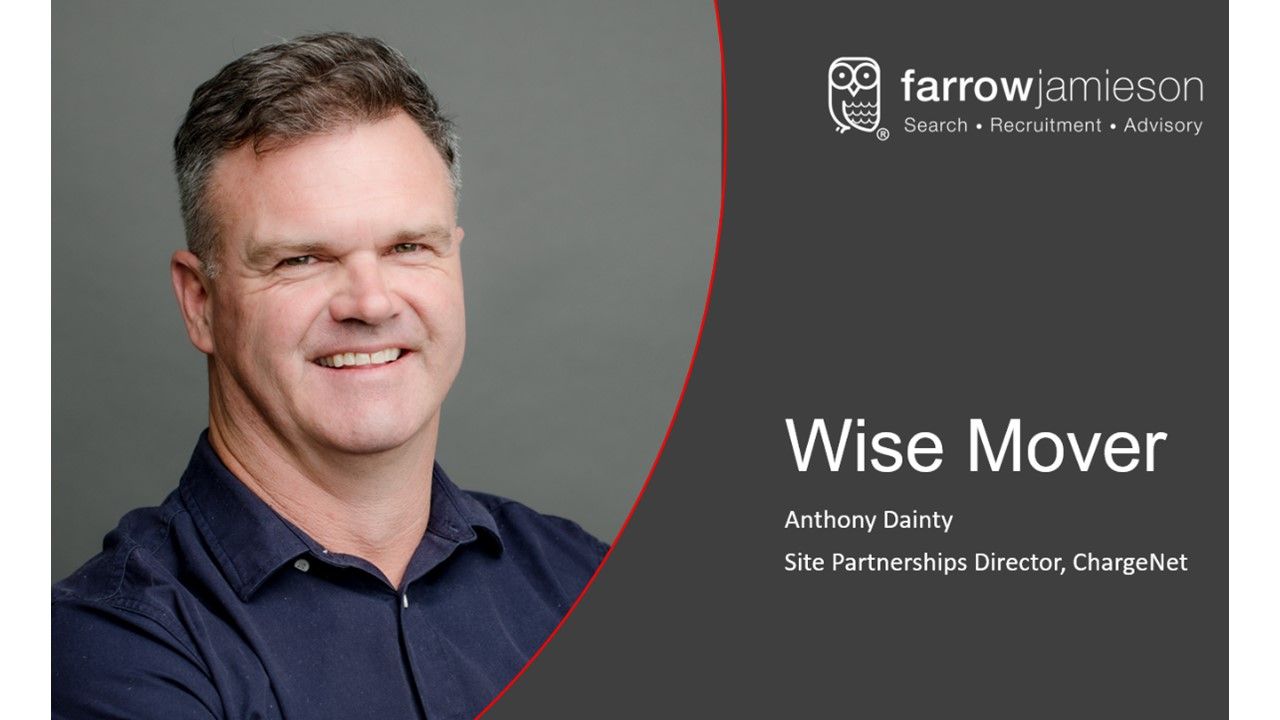 Wise Mover - Anthony Dainty on his first 12 months with ChargeNet