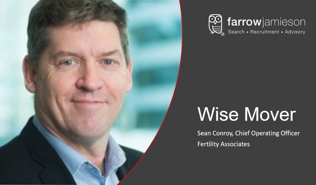 Wise Mover - Sean Conroy on 12 months with Fertility Associates