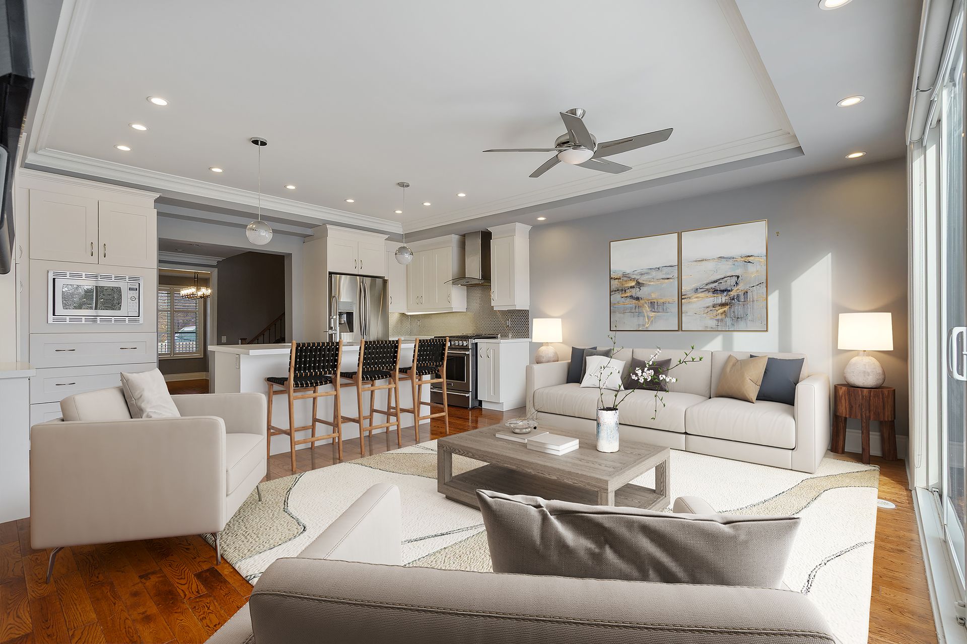 Freehold Executive Townhome Steps from the Lake