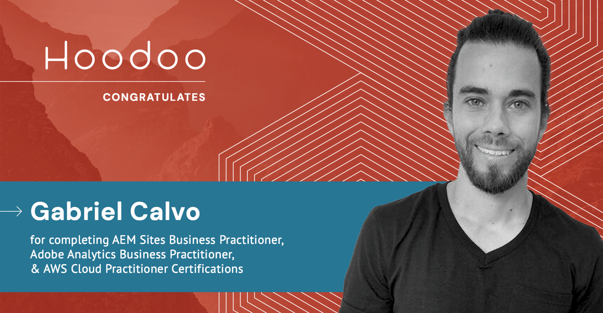 Gabriel Calvo Completes AEM, Analytics, & AWS Certifications