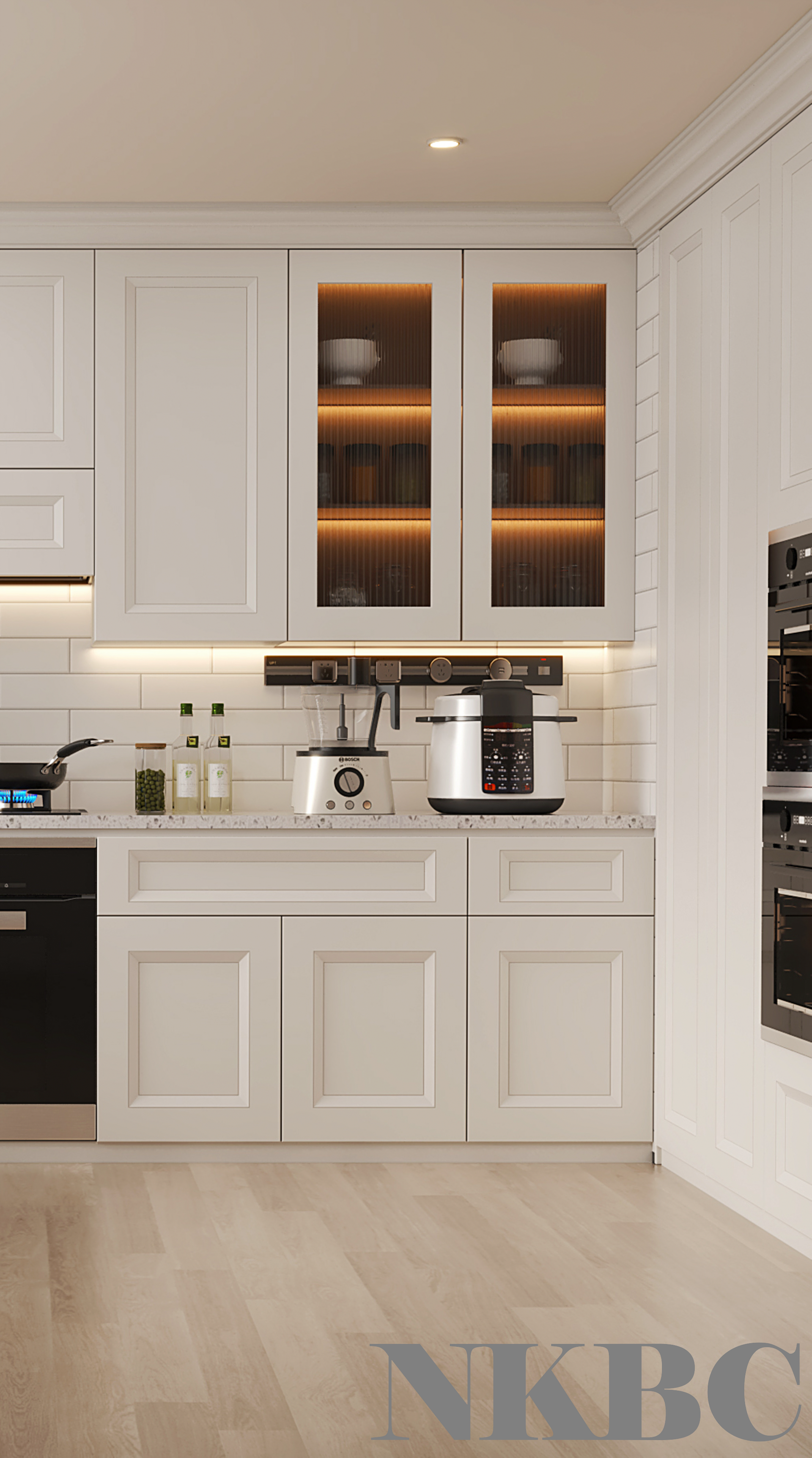 Opulent Ivory Solid Wood Shaker Cabinets | National Kitchen & Bath ...