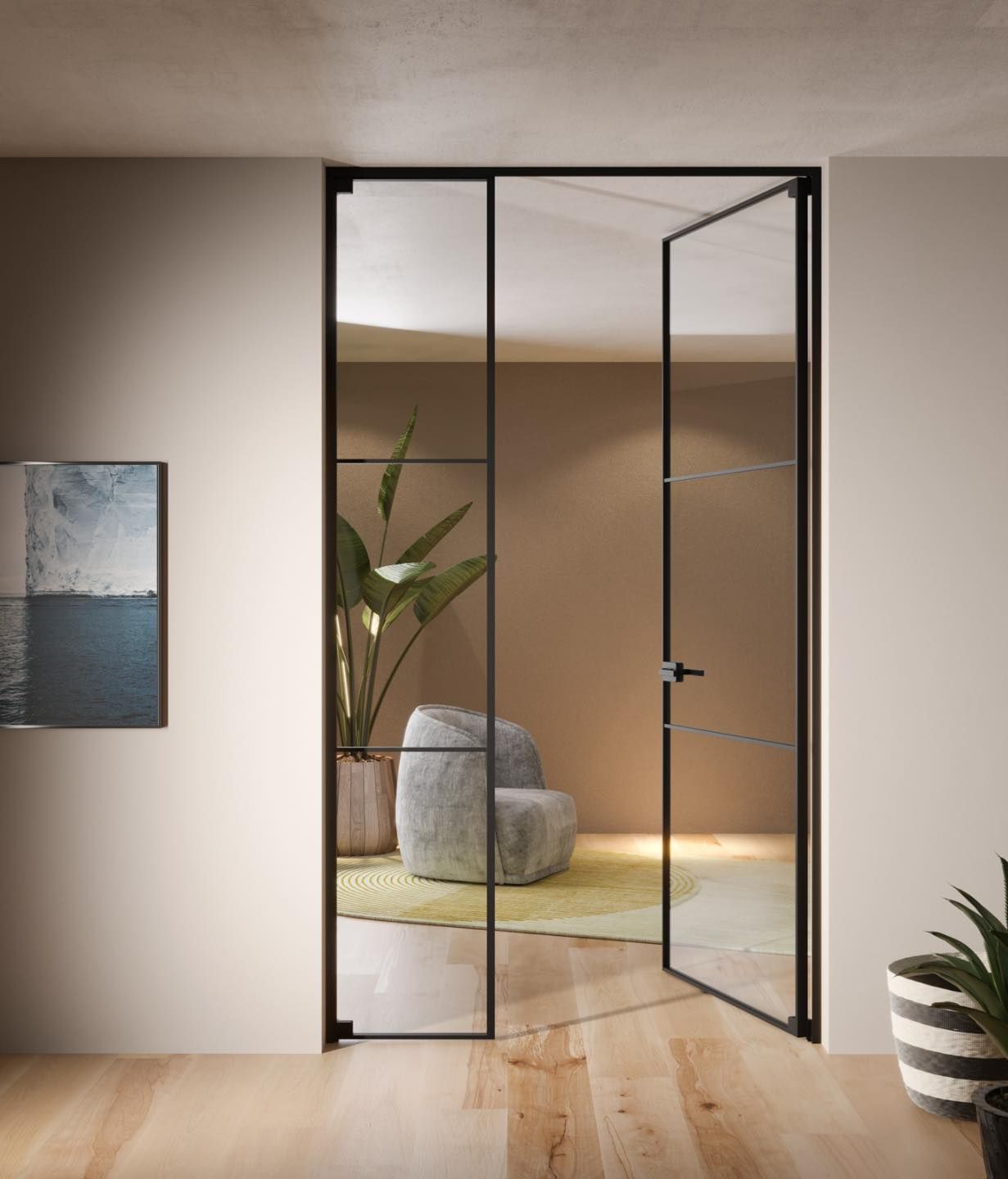 Porte in vetro in stile industrial | Palermo | Vetreria Neri Antonino
