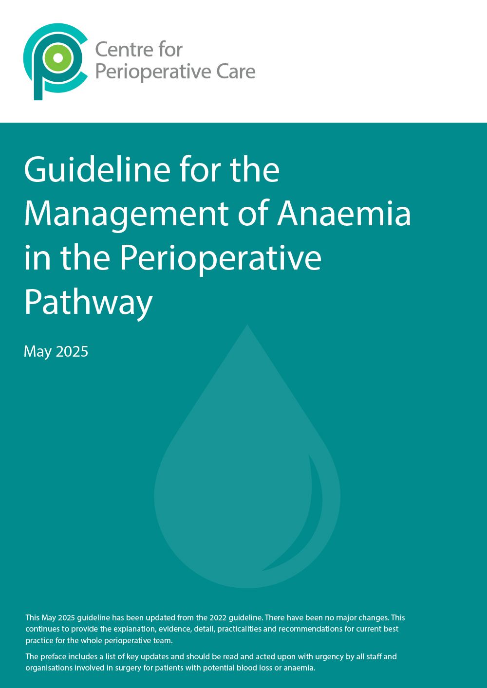 Latest Guidelines - Anaemia in the Perioperative Pathway
