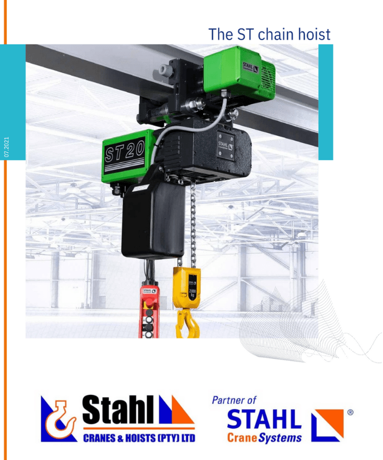 STD Dual Chain Hoist | Safe Transport Of Long Loads