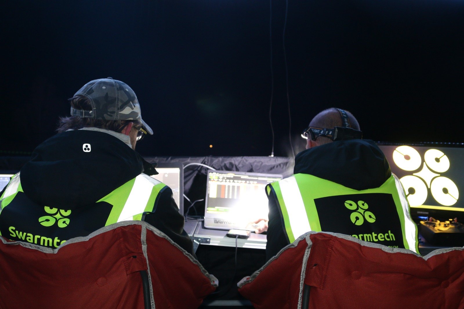 Swarmtech Drones - Gallery. See what a drone lightshow can do!