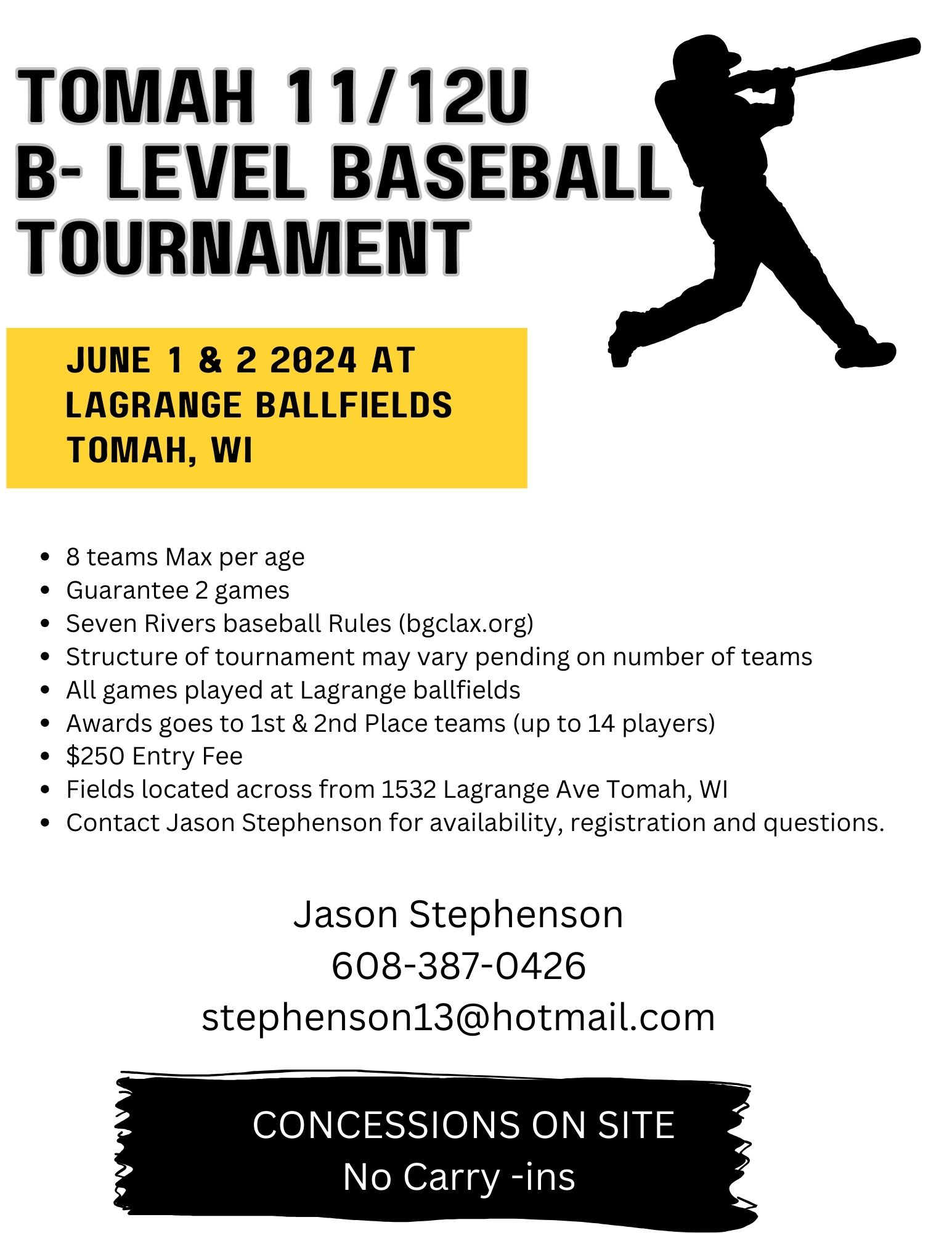 2024 Baseball & Softball Tournament Listings