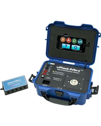 vPad Rugged 2 Electrical Safety Analyzer + ECG Simulator