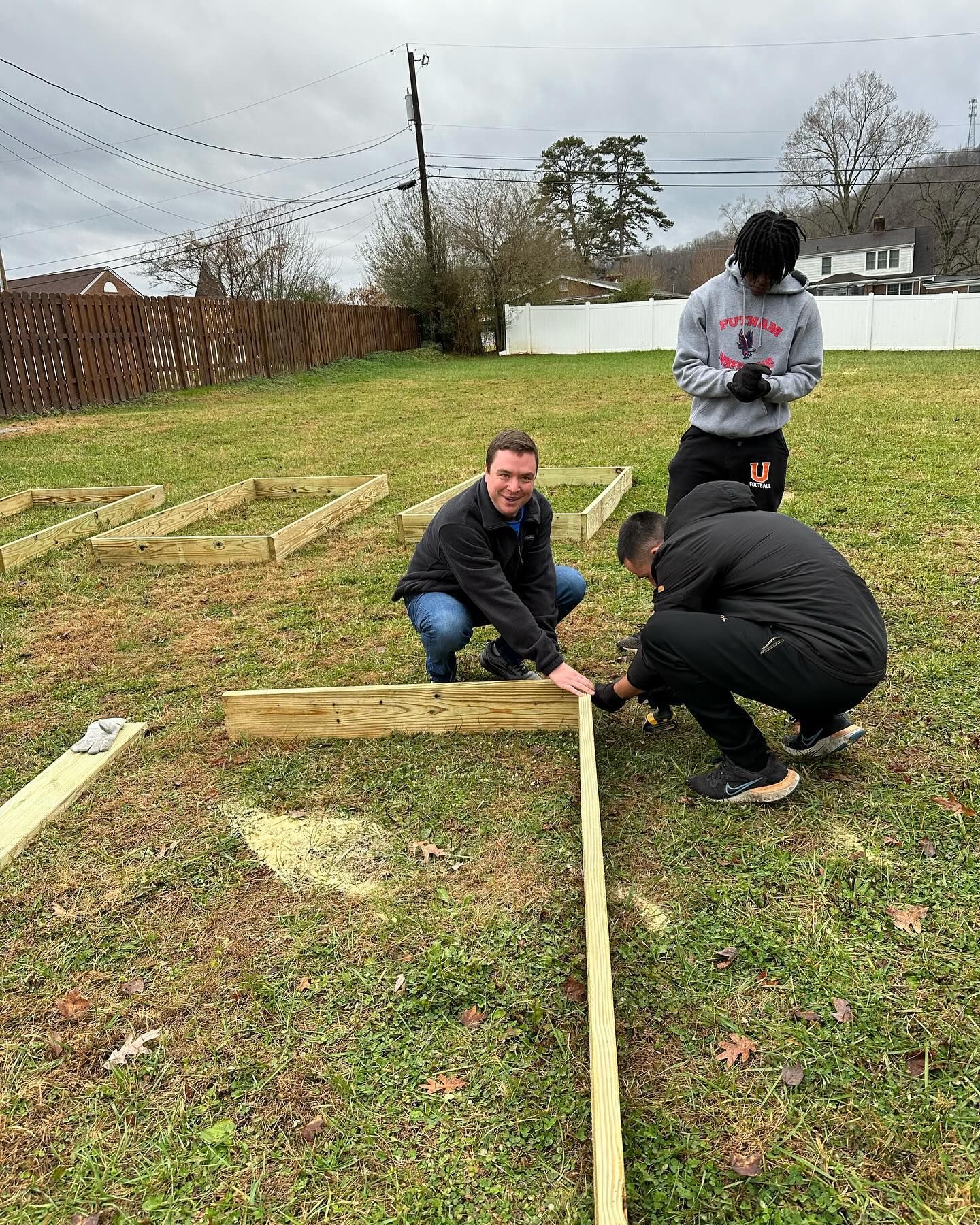 Justice Council builds community garden
