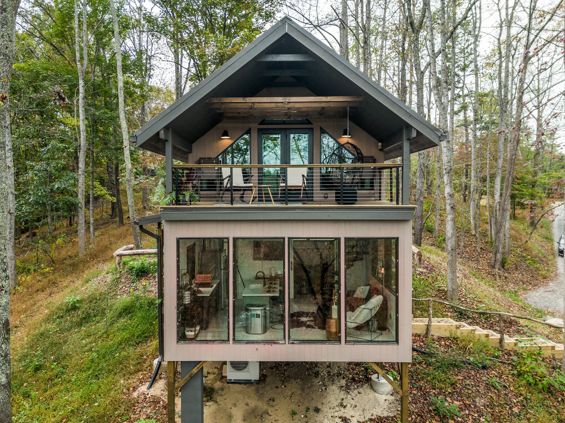 Custom Riverfront Cabins built in Alexander, NC
