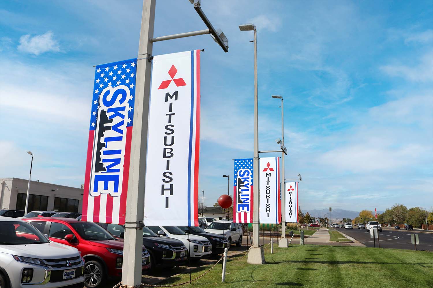Stand Out with Vibrant Car Dealership Flags & Banners