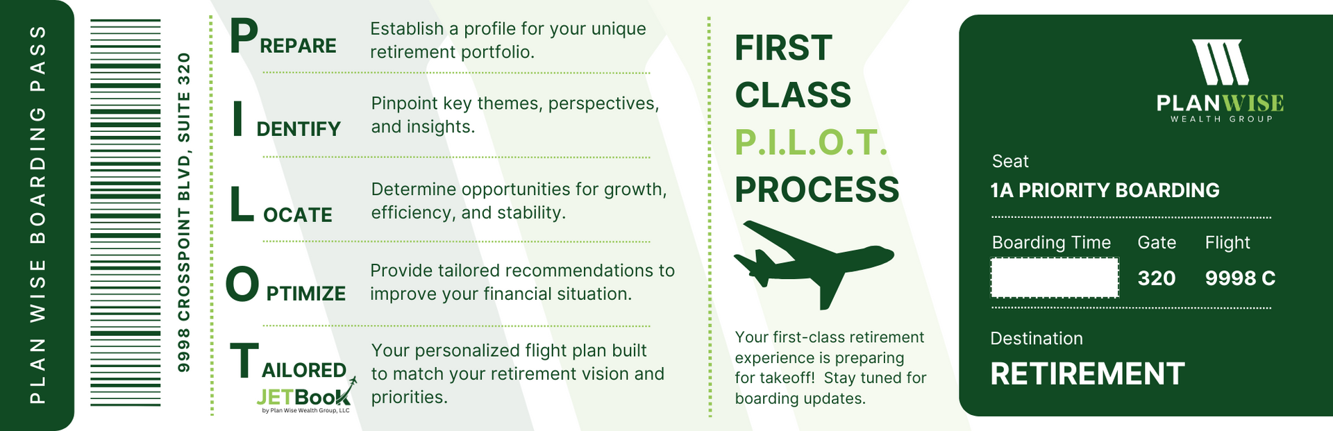 Our process will help you live your dream retirement!