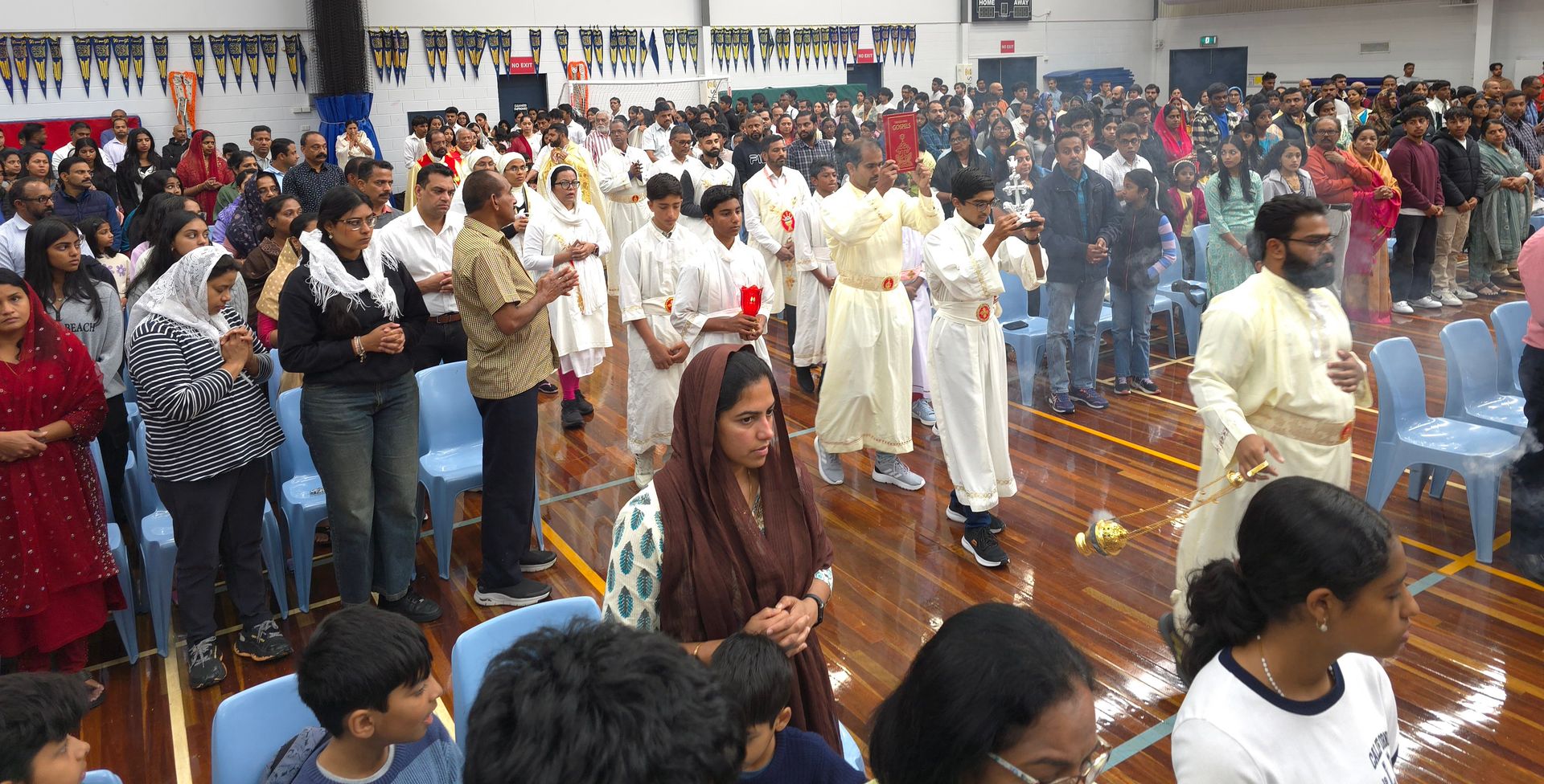 Church activities photos.