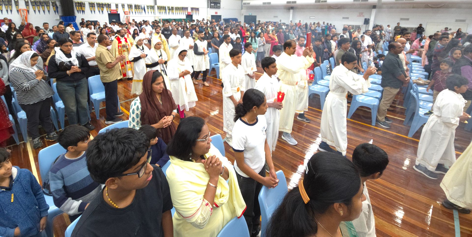 Church activities photos.