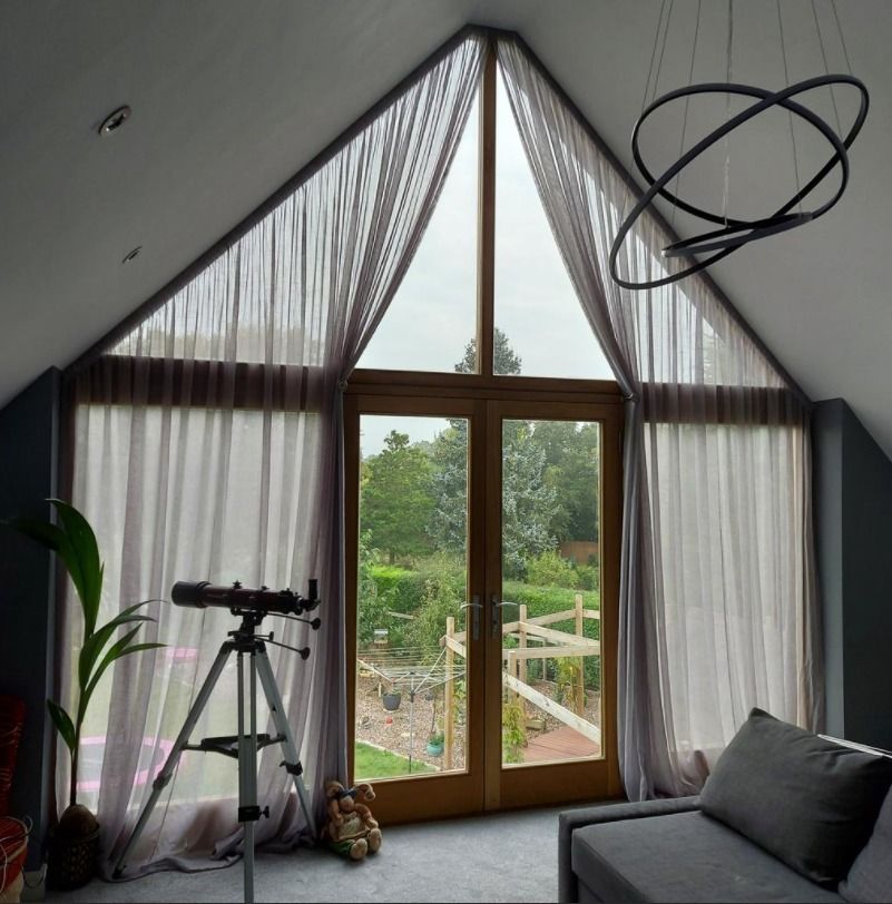 Best Curtains for Angled Windows | Love Is Blinds TX