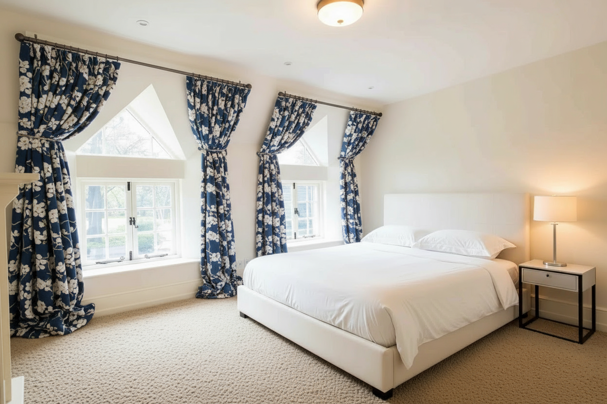 Best Curtains for Angled Windows | Love Is Blinds TX