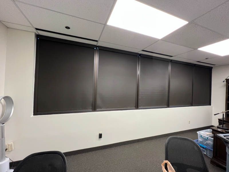 Heavy-Duty, Fire-Proof, Soundproof Window Coverings for Offices