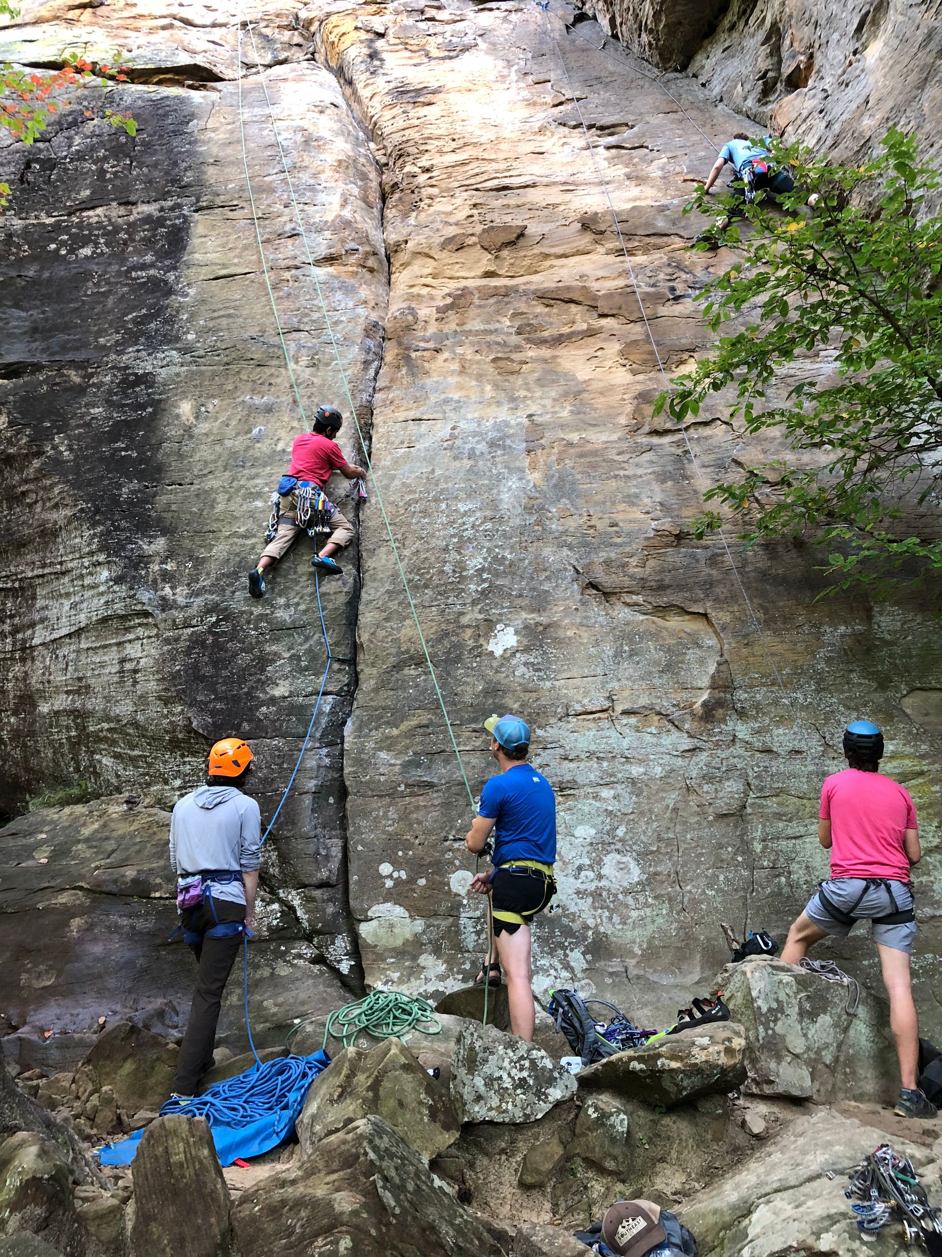 Guided Rock Climbing at Red River Gorge