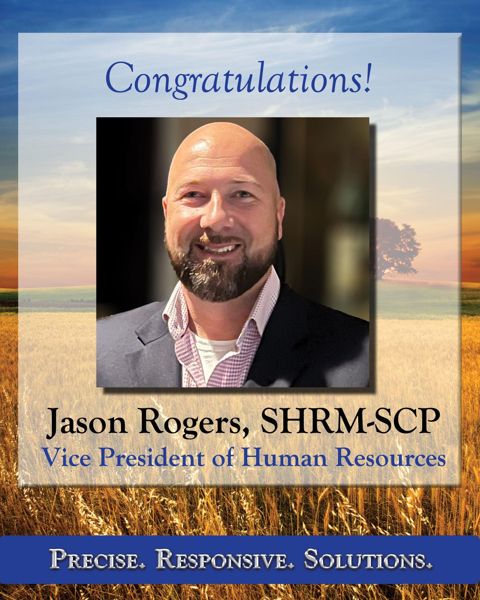 Jason Rogers, SHRM-SCP earn promotion