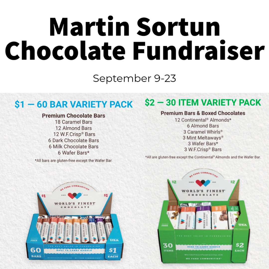 Martin Sortun PTA Chocolate Fundraiser