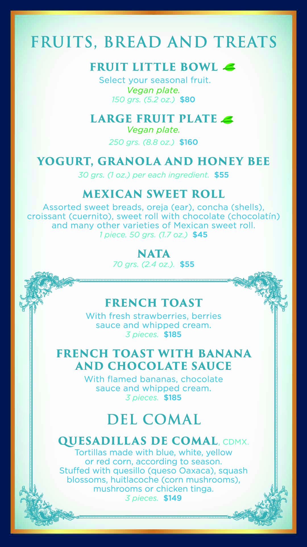 Azul Restaurante | Reserva | Compra en Línea