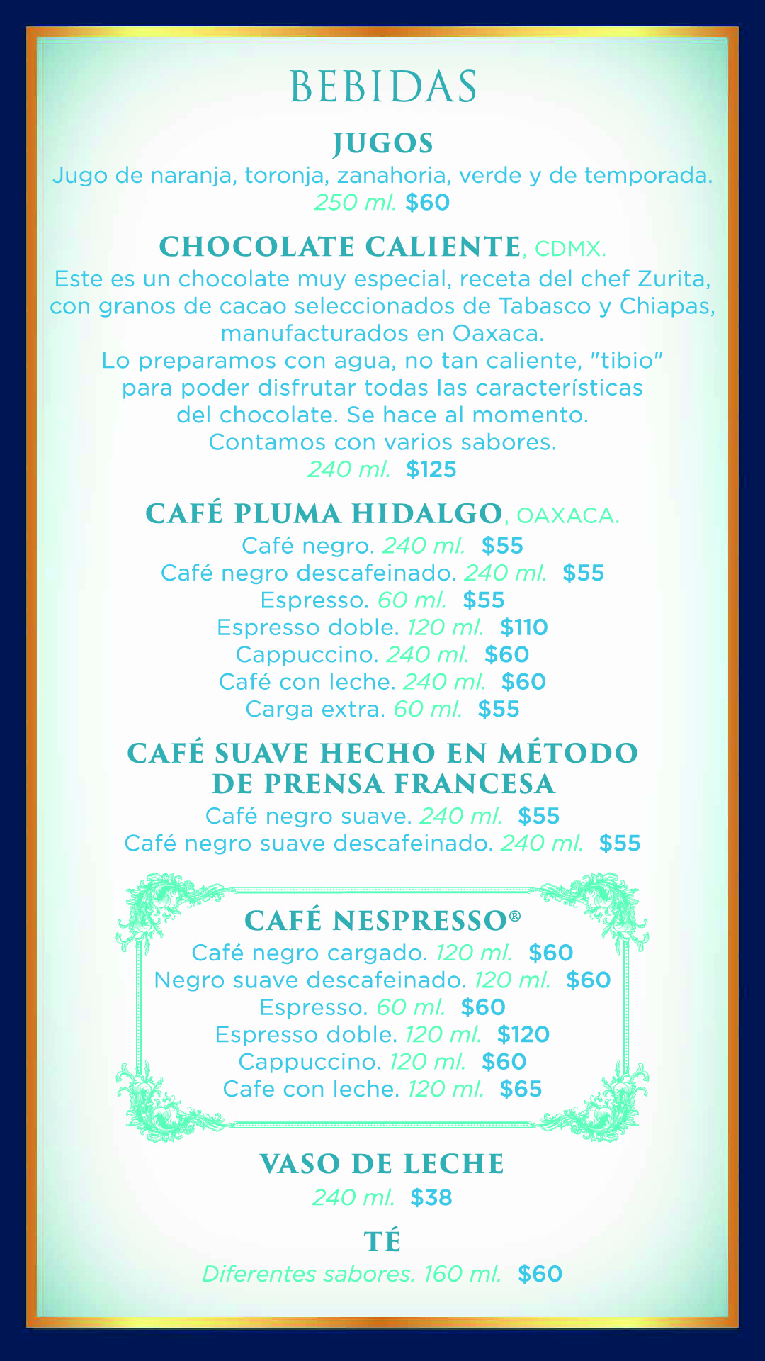 Azul Restaurante | Reserva | Compra en Línea