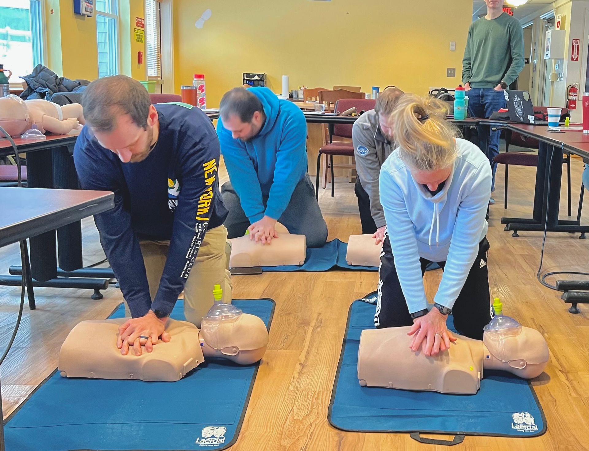 KESD PE Teachers Complete First Aid, CPR, and AED Training