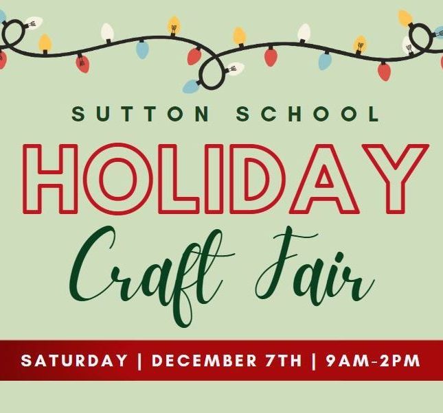 Sutton School Holiday Craft Fair 2024