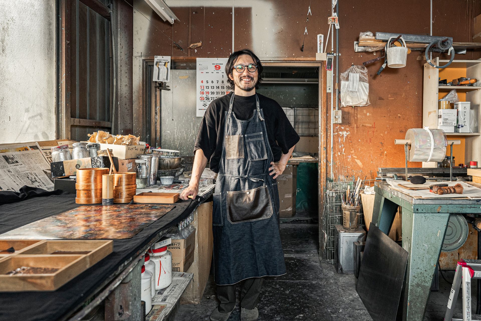 Kohei MURATA 村田紘平, Japanese Artist, Hikihaku (Metal Leaf)