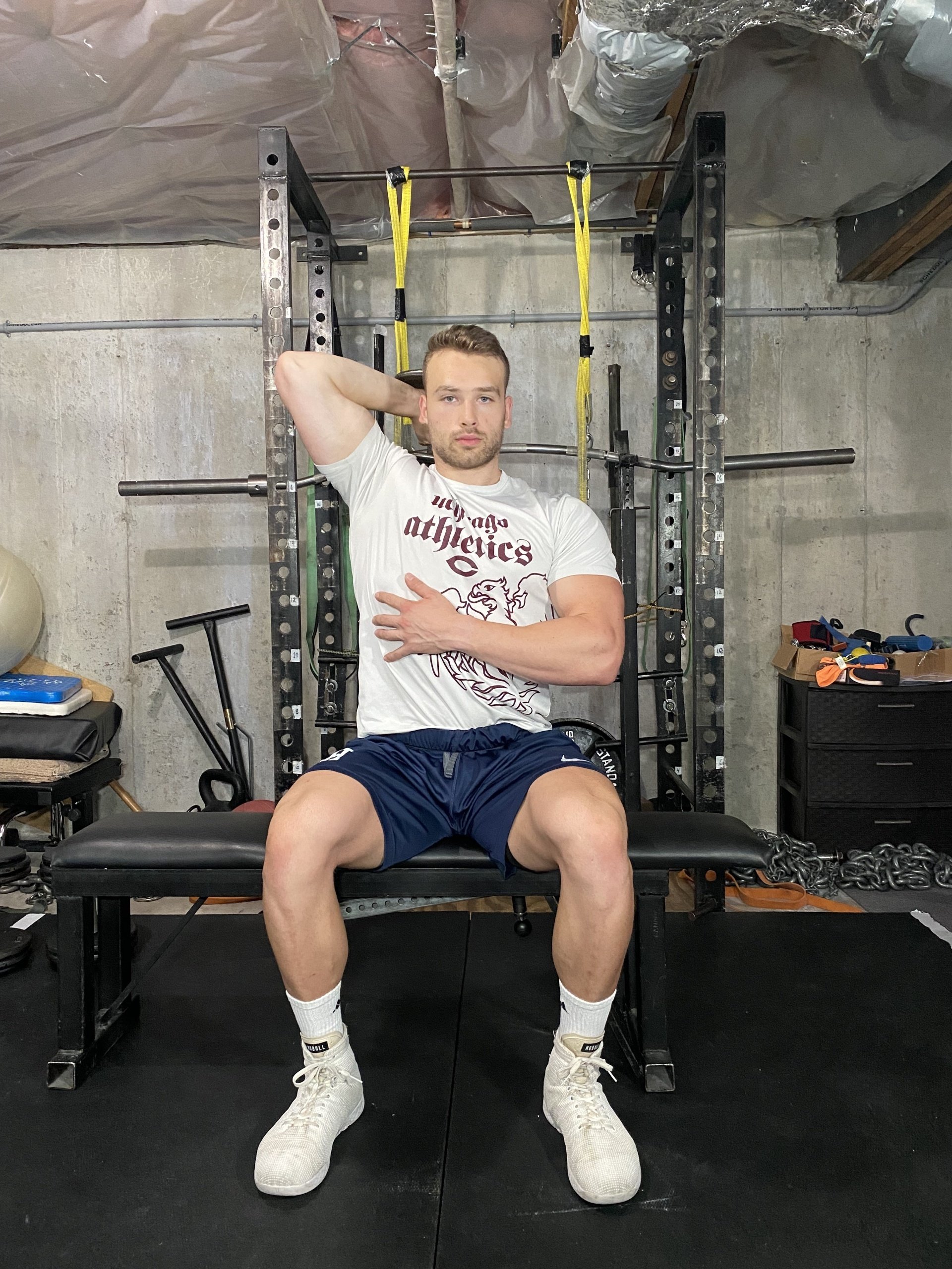 Overhead Dumbbell Tricep Extensions