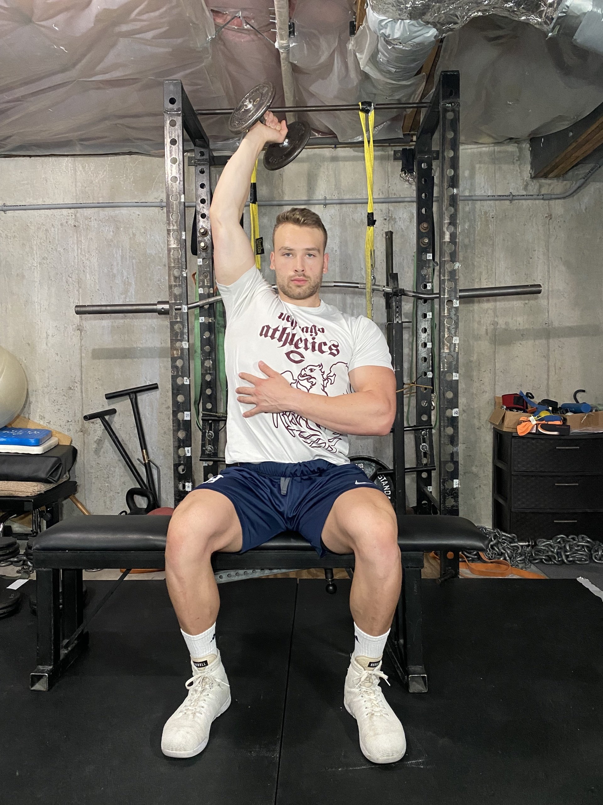 Overhead Dumbbell Tricep Extensions