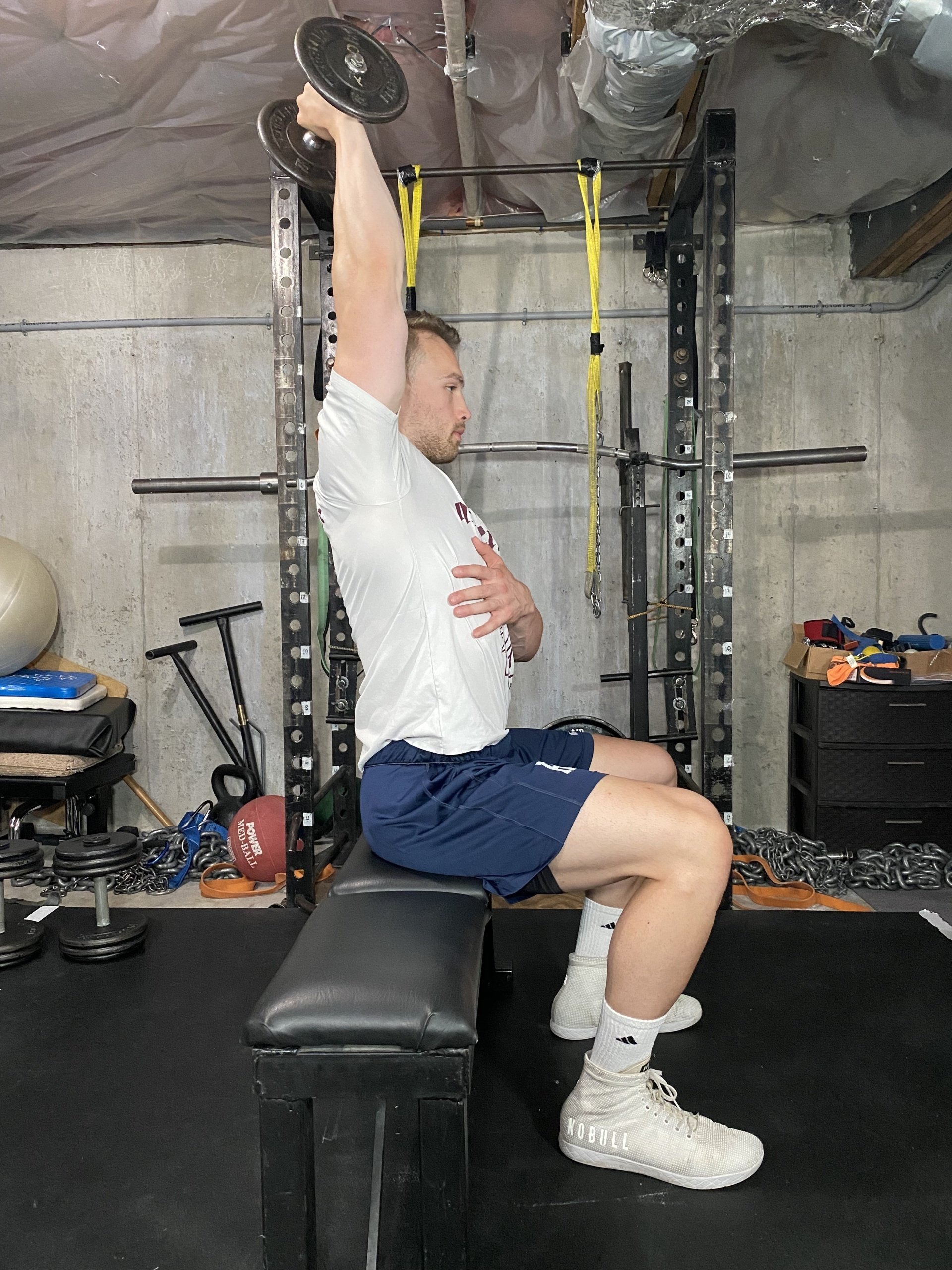 Overhead Dumbbell Tricep Extensions