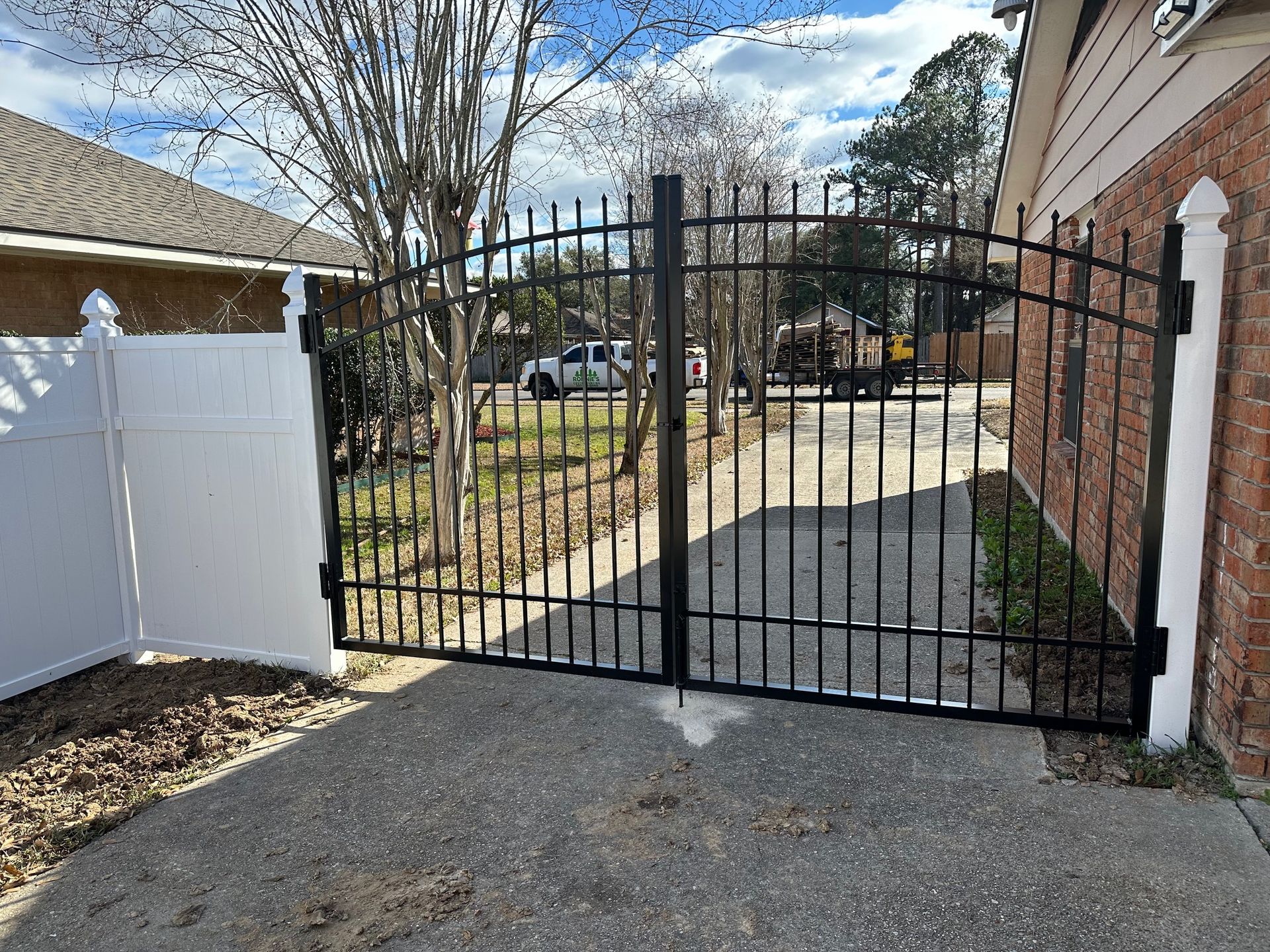 Custom Metal Gates Installation | Ronnie's Custom Gates & Fences ...