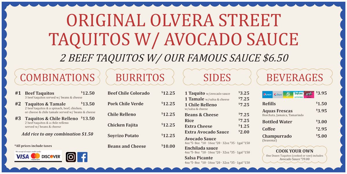 Cielito Lindo - Menu