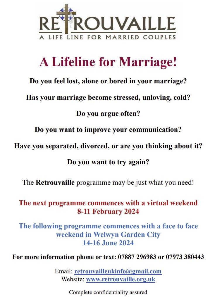 Retrouvaille programme