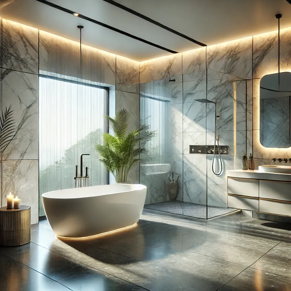 Custom Bathroom Flooring Design & Installations DFW