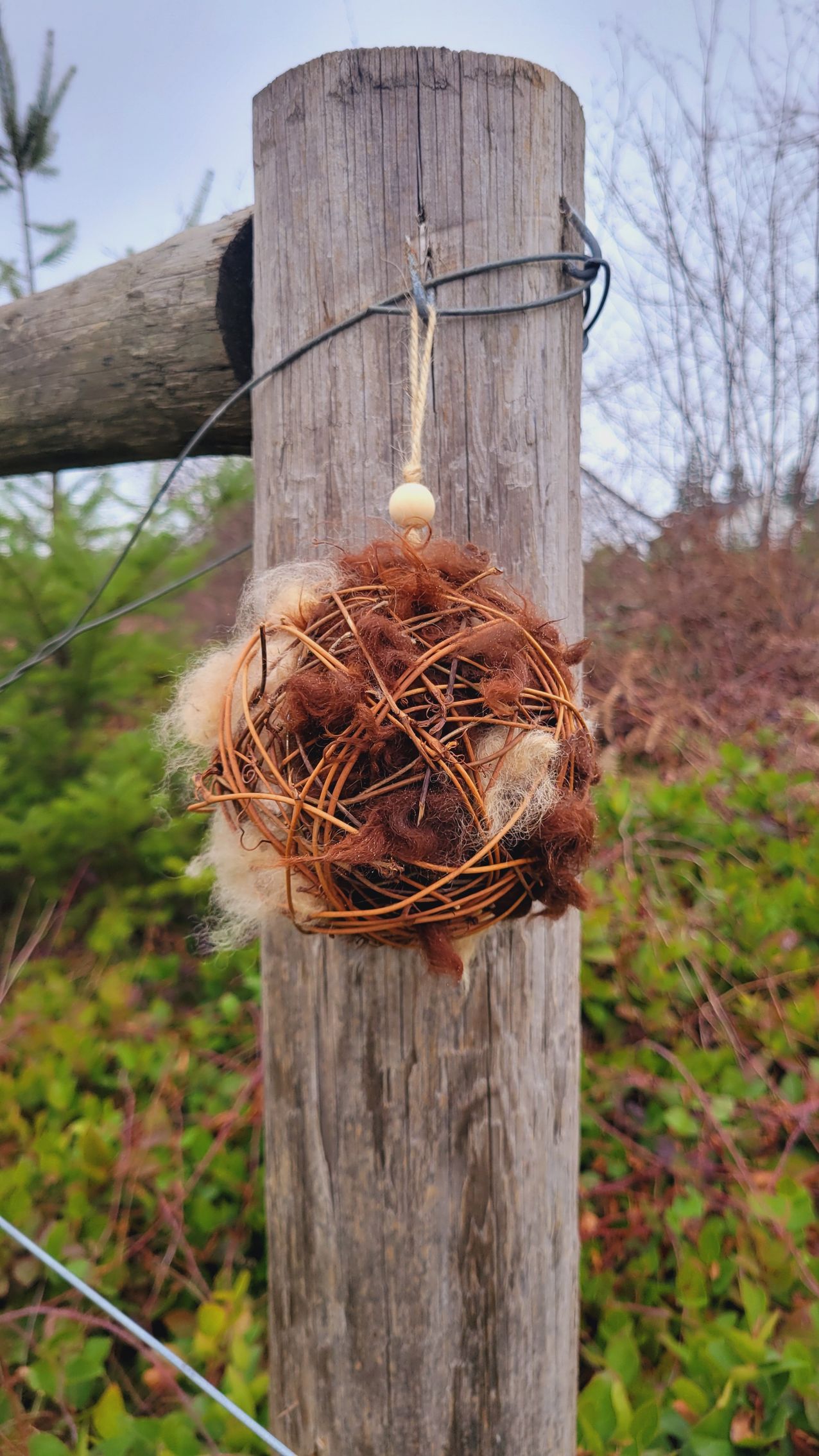 Alpaca Fiber Bird Nesting Balls