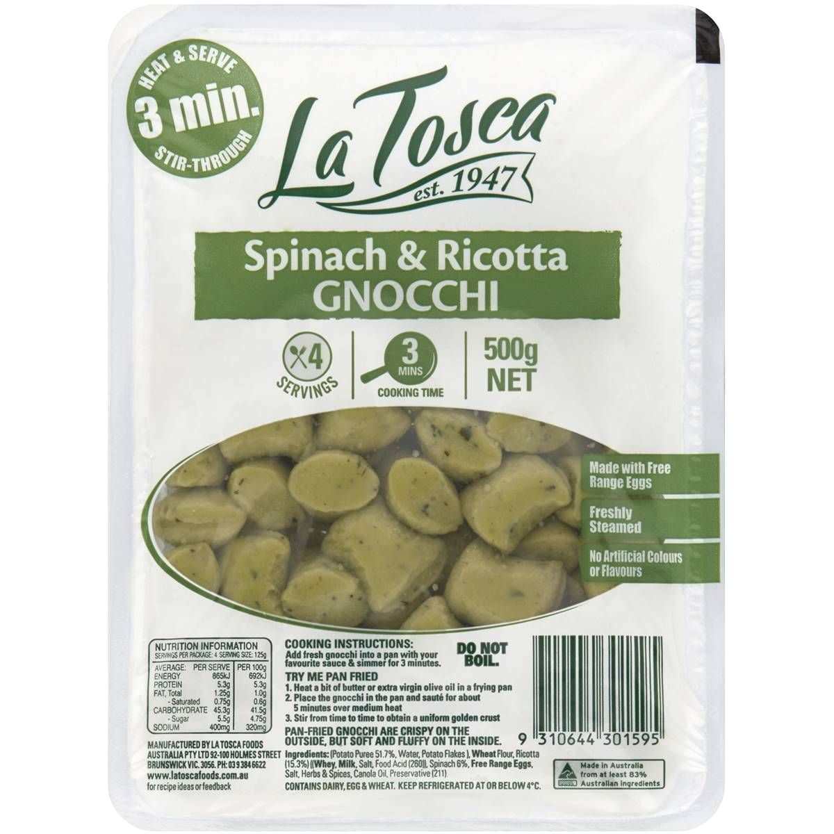 Products | La Tosca Foods | Brunswick, VIC