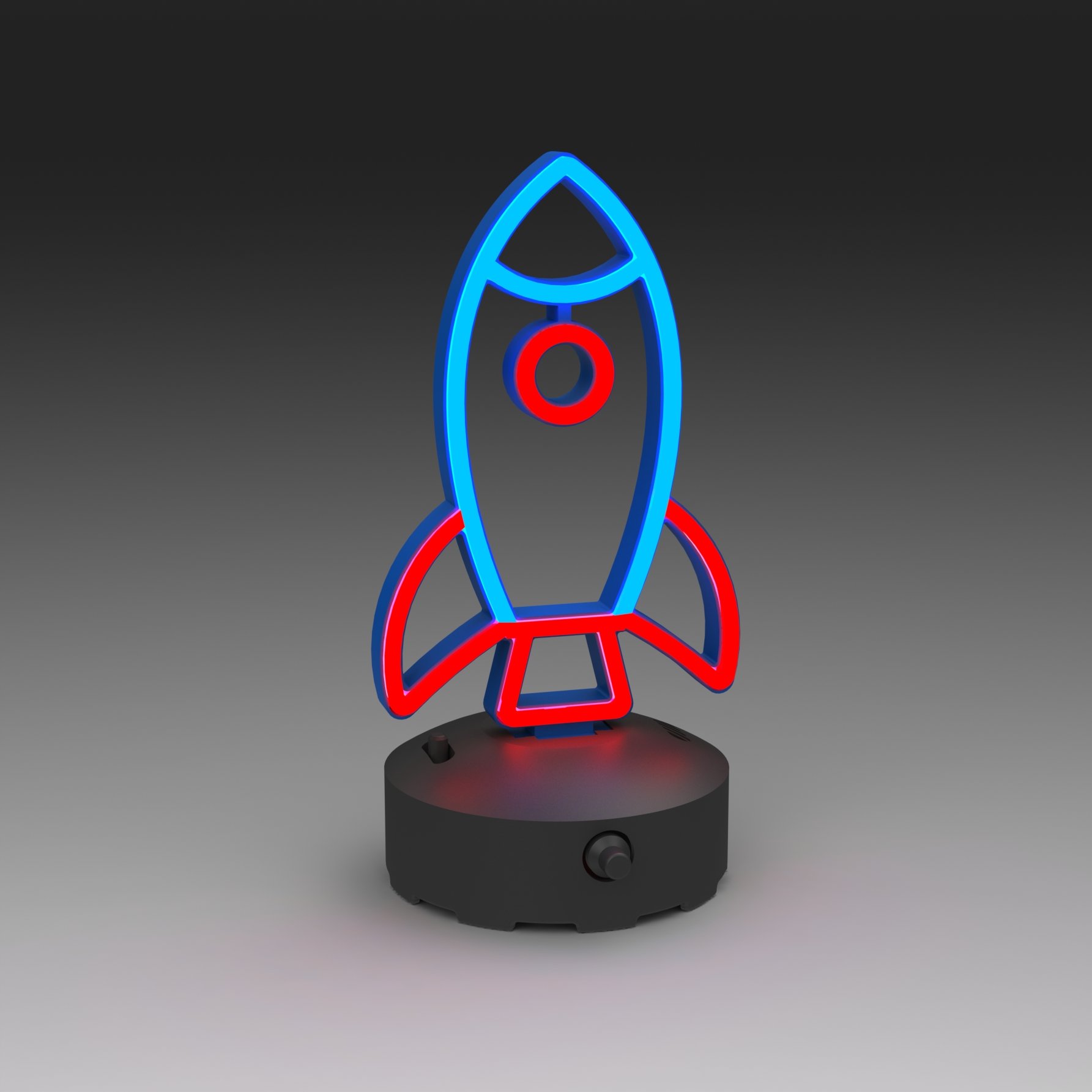 3D Printed Desktop Neon Signs