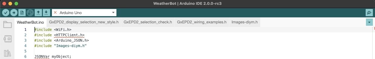 WeatherBot - 3D Printable Weather Forecasting Theatre