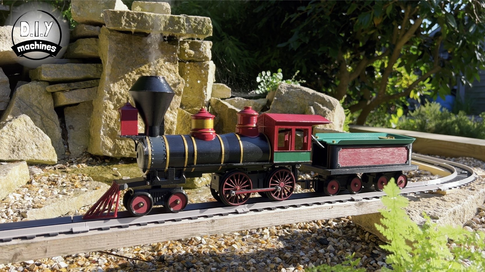 Wifi 3D Printed Steam Train with Live View Camera