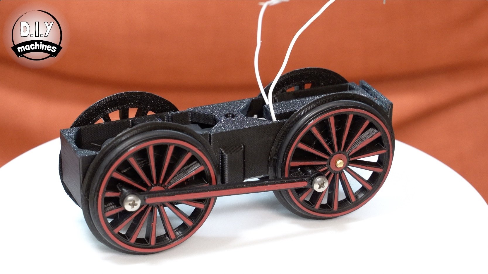 Wifi 3D Printed Steam Train with Live View Camera
