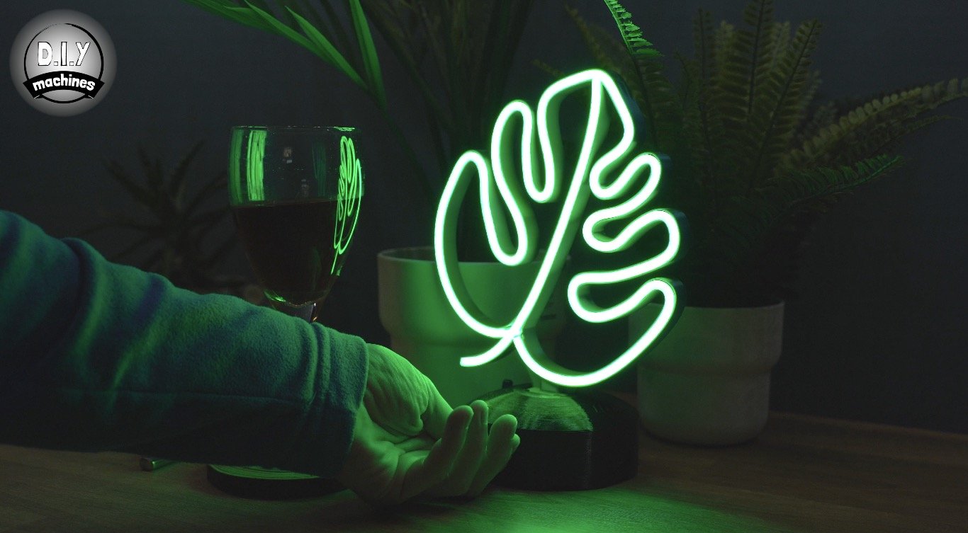 3D Printed Desktop Neon Signs