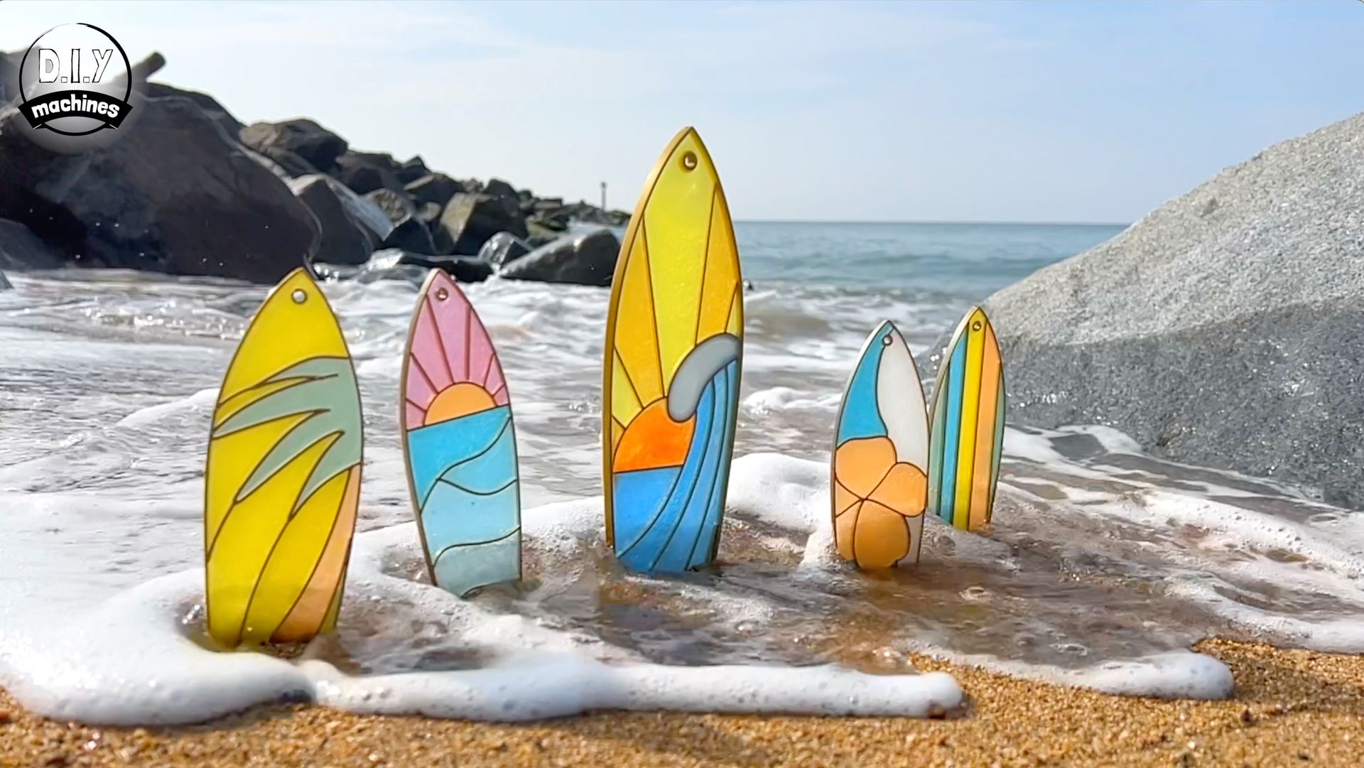 AMAZING 3D Printed Faux Stained Glass - Resin Art Guide