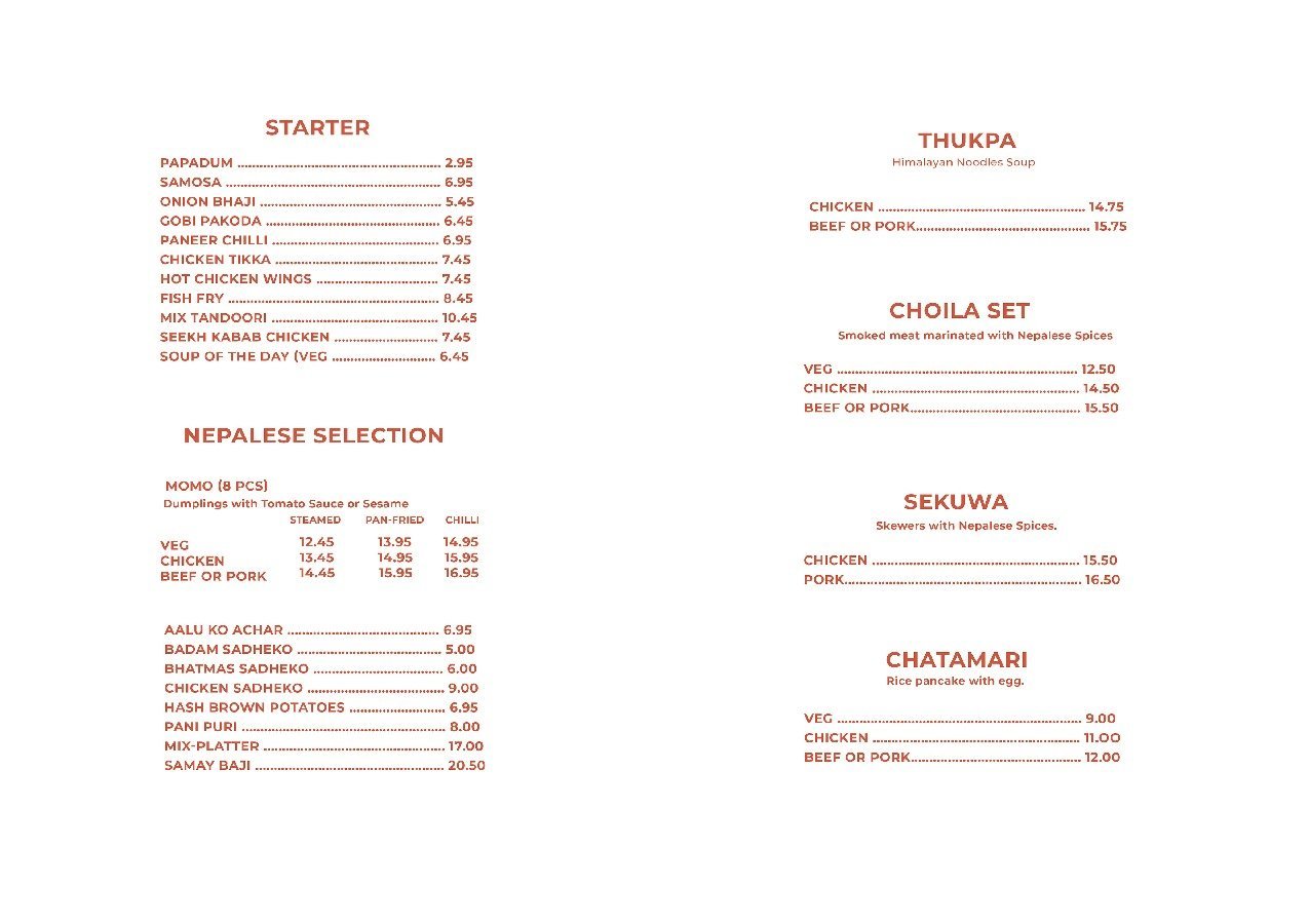 Namche Nepalese Indian Food & Bar 1017NH Amsterdam
