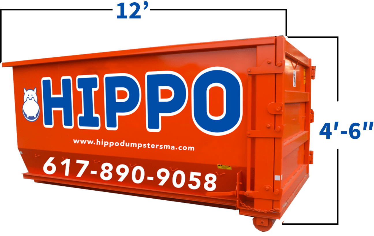 Hippo| Roll Off Dumpsters | Affordable Dumpster MA