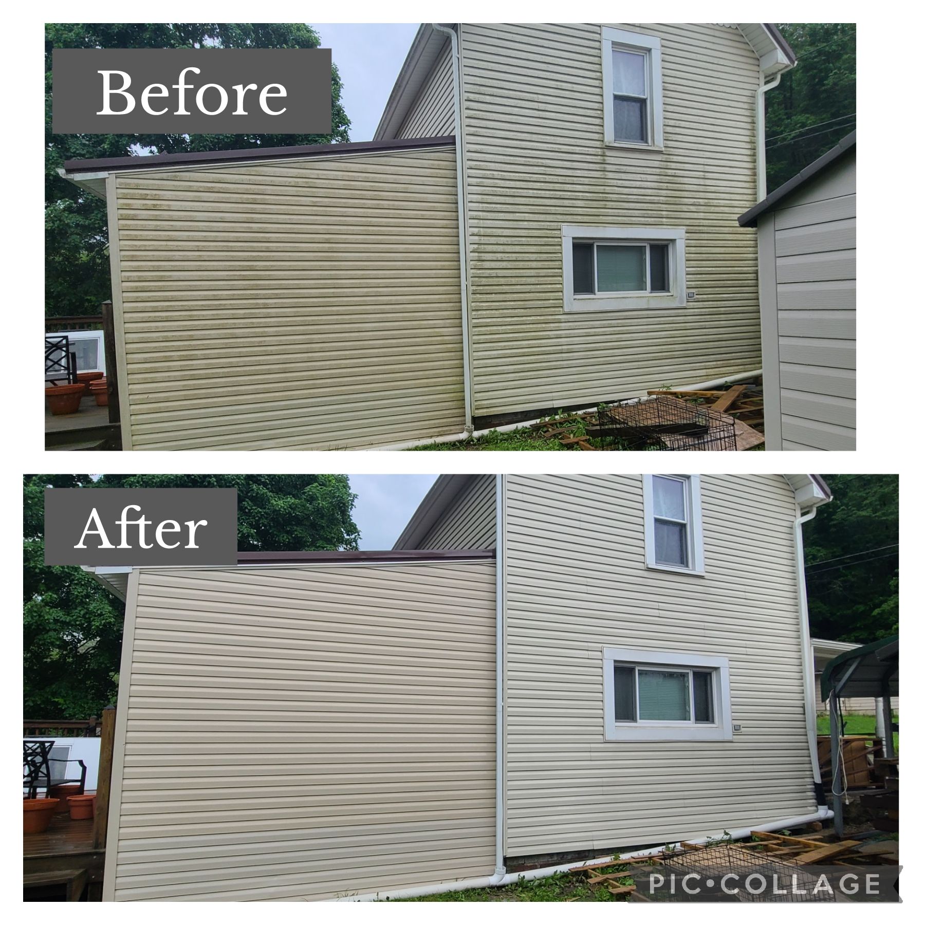 Residential Soft Wash – Mingo Junction, OH – S&S Wash