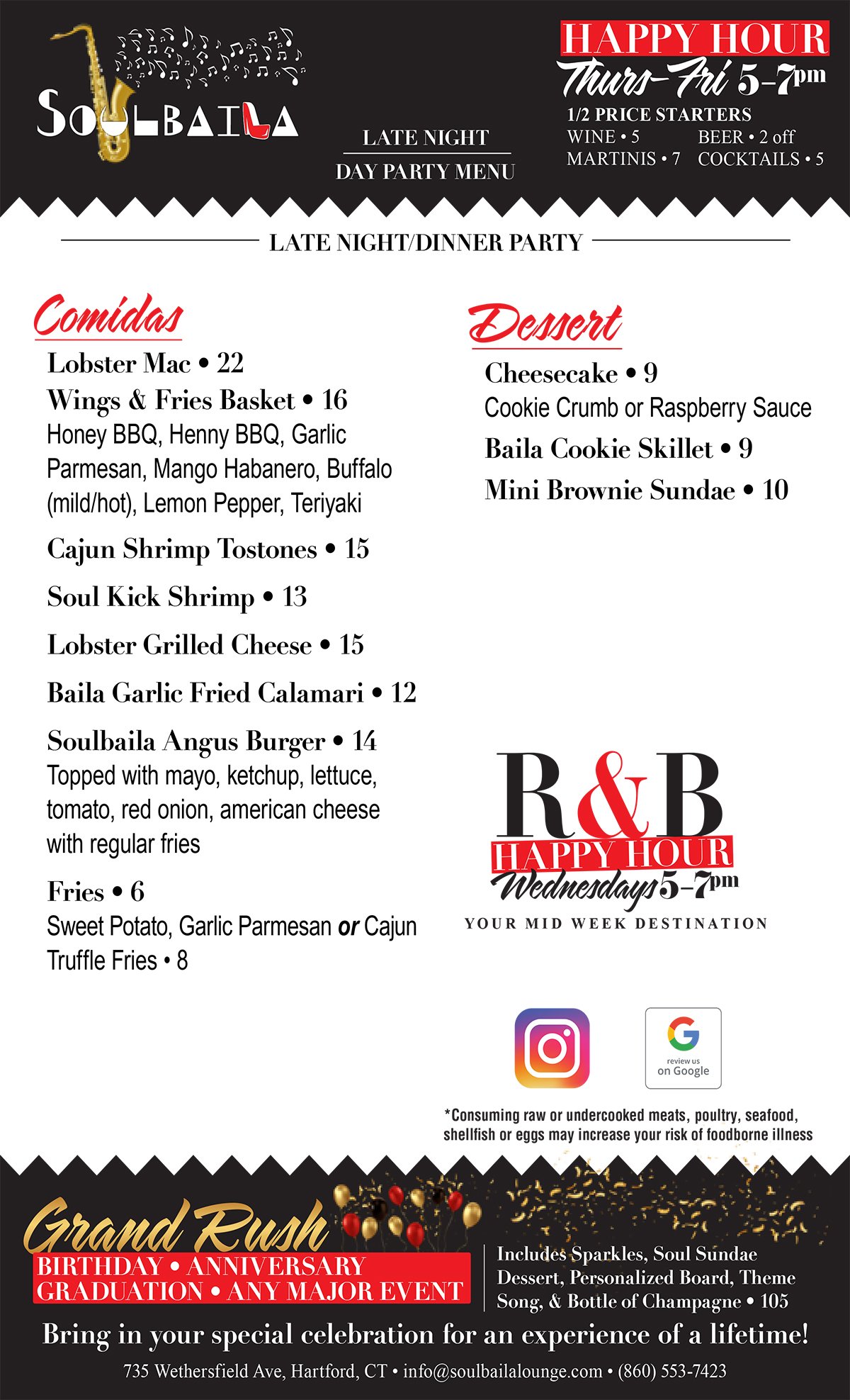 SOUL BAILA - 735 Wethersfield Ave, Hartford, CT