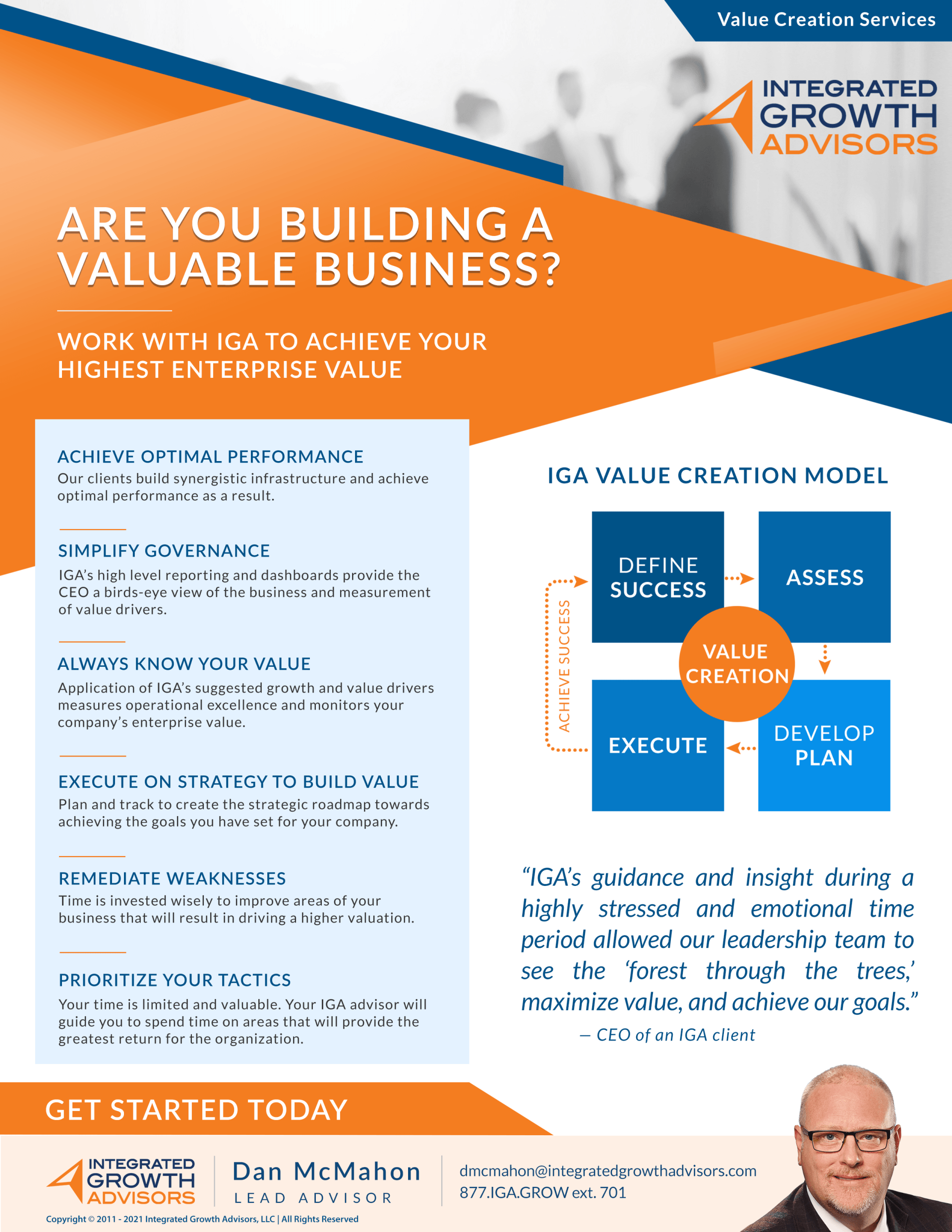 Growth Advisory Services | Integrated Growth Advisors, LLC