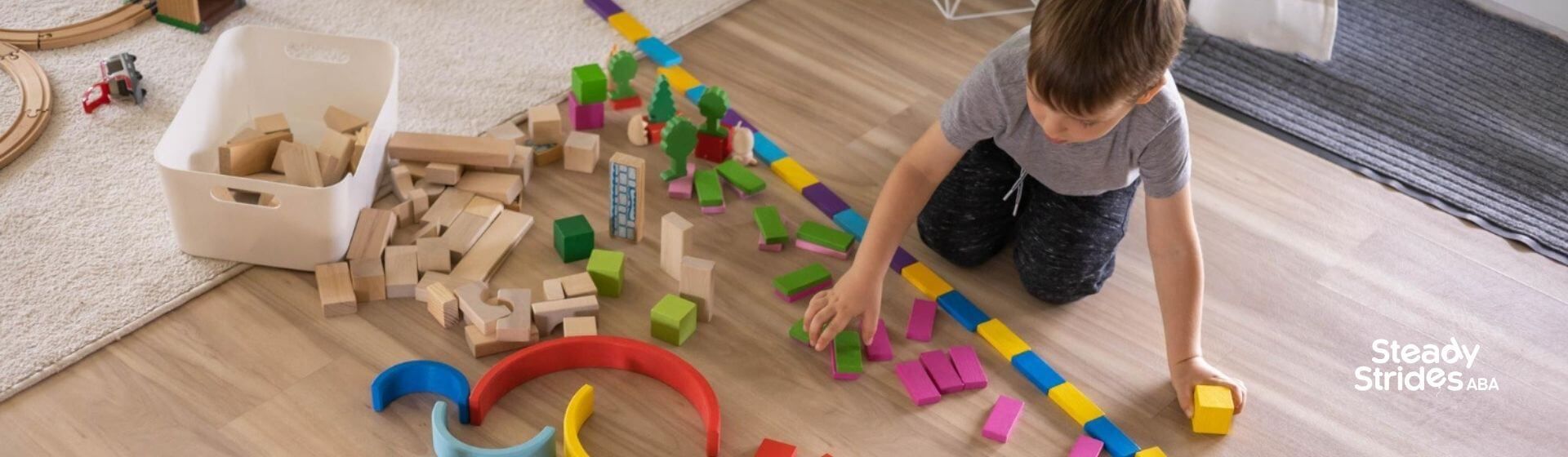 Why Kids with Autism Line Up Toys | Steady Strides ABA